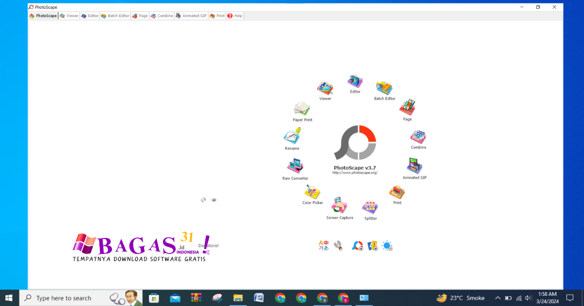PhotoScape 4.2.7 Full Download - BAGAS31